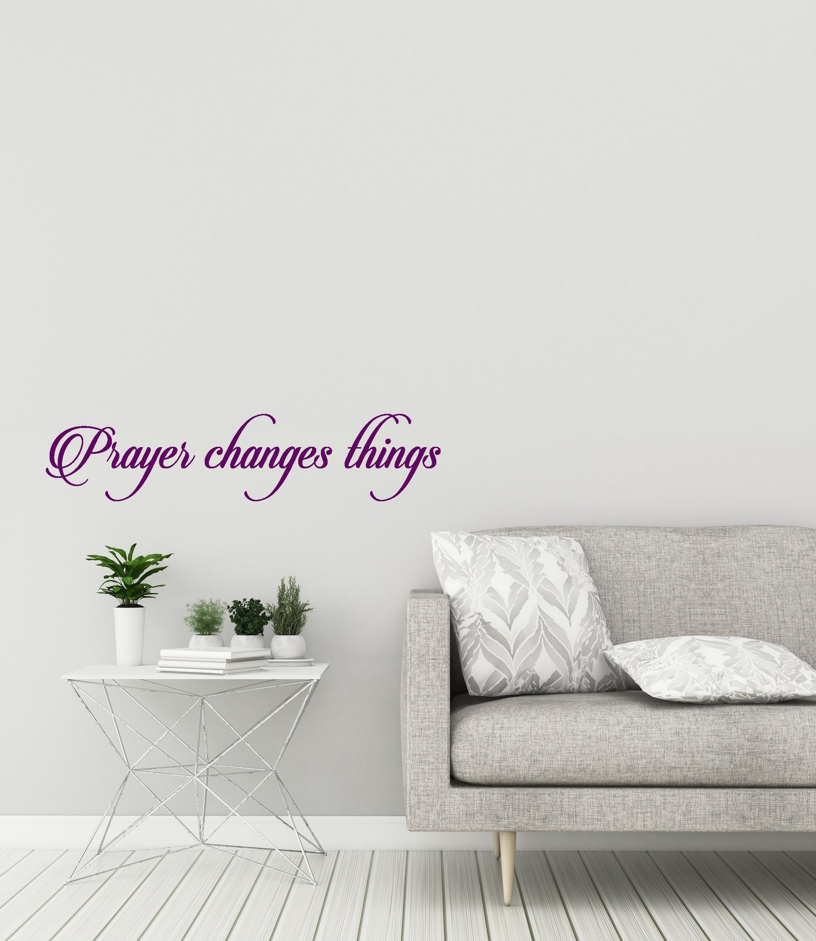 Vinyl Wall Decal Prayer Room Pray Inspire Inspirational Home | Etsy
