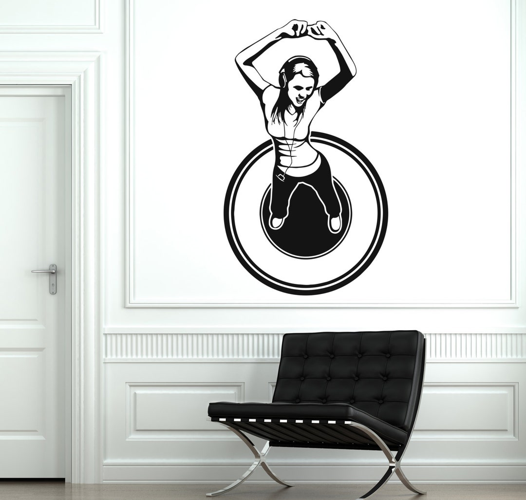 Wall Vinyl Decal Music Dancing Night Club Night Life Guaranteed Quality ...