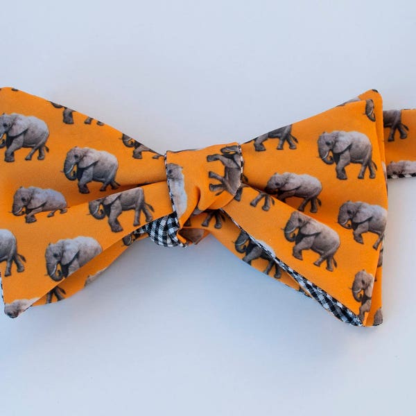 Elephant Bow Tie - Etsy