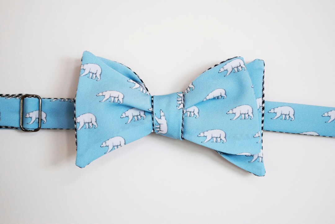 Polar Bears Bow Tie - Etsy