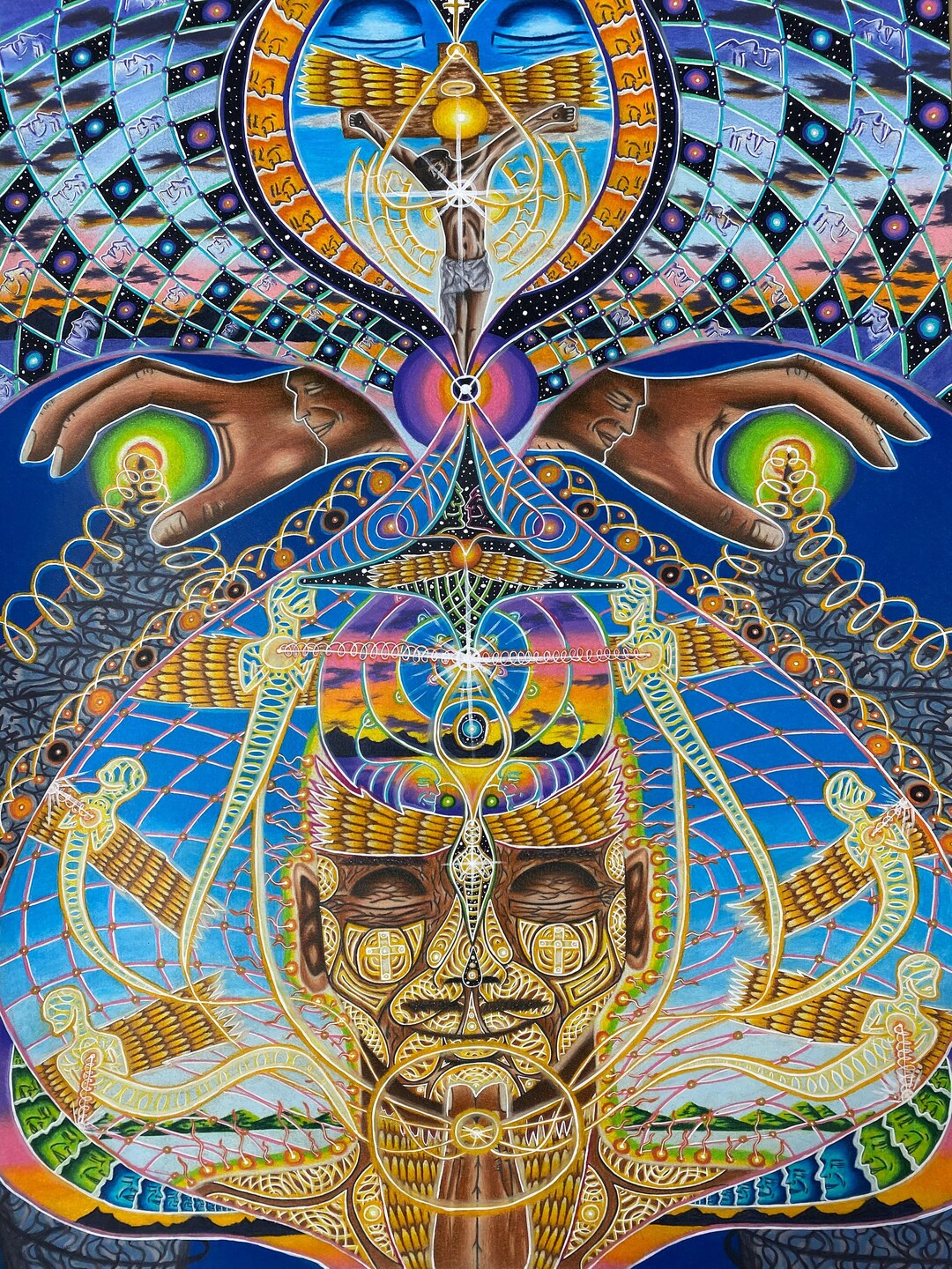 Reunification Fine Art Print *top Section* / Abstract Transcendent ...