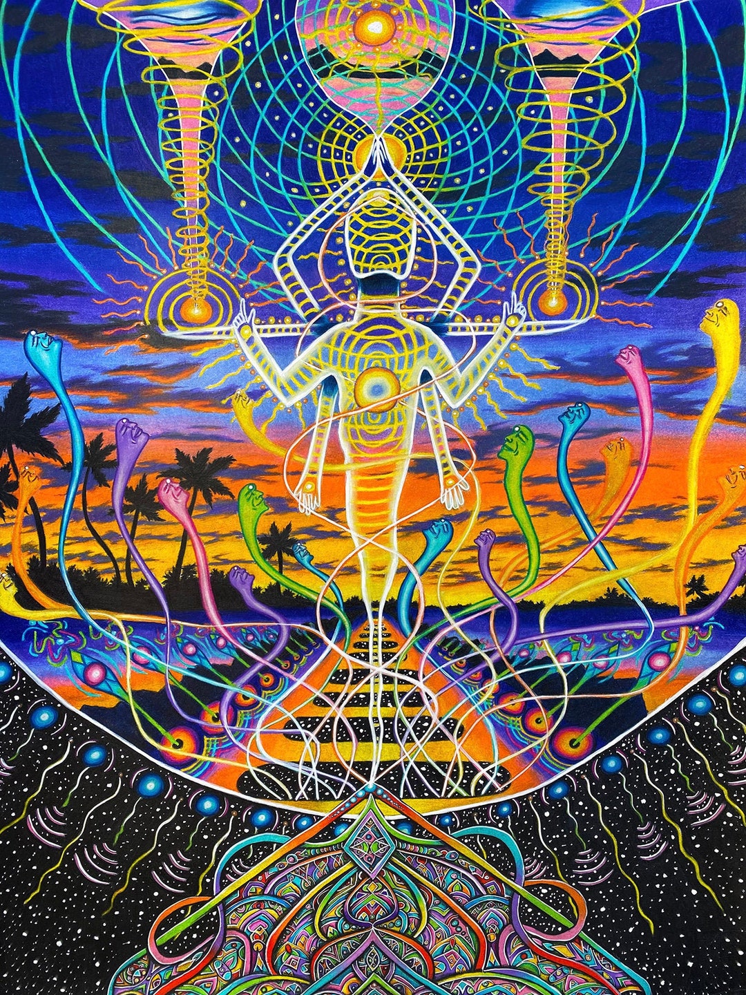 Metanoia *top Portion* Fine Art Print/ Abstract Visionary Art of ...