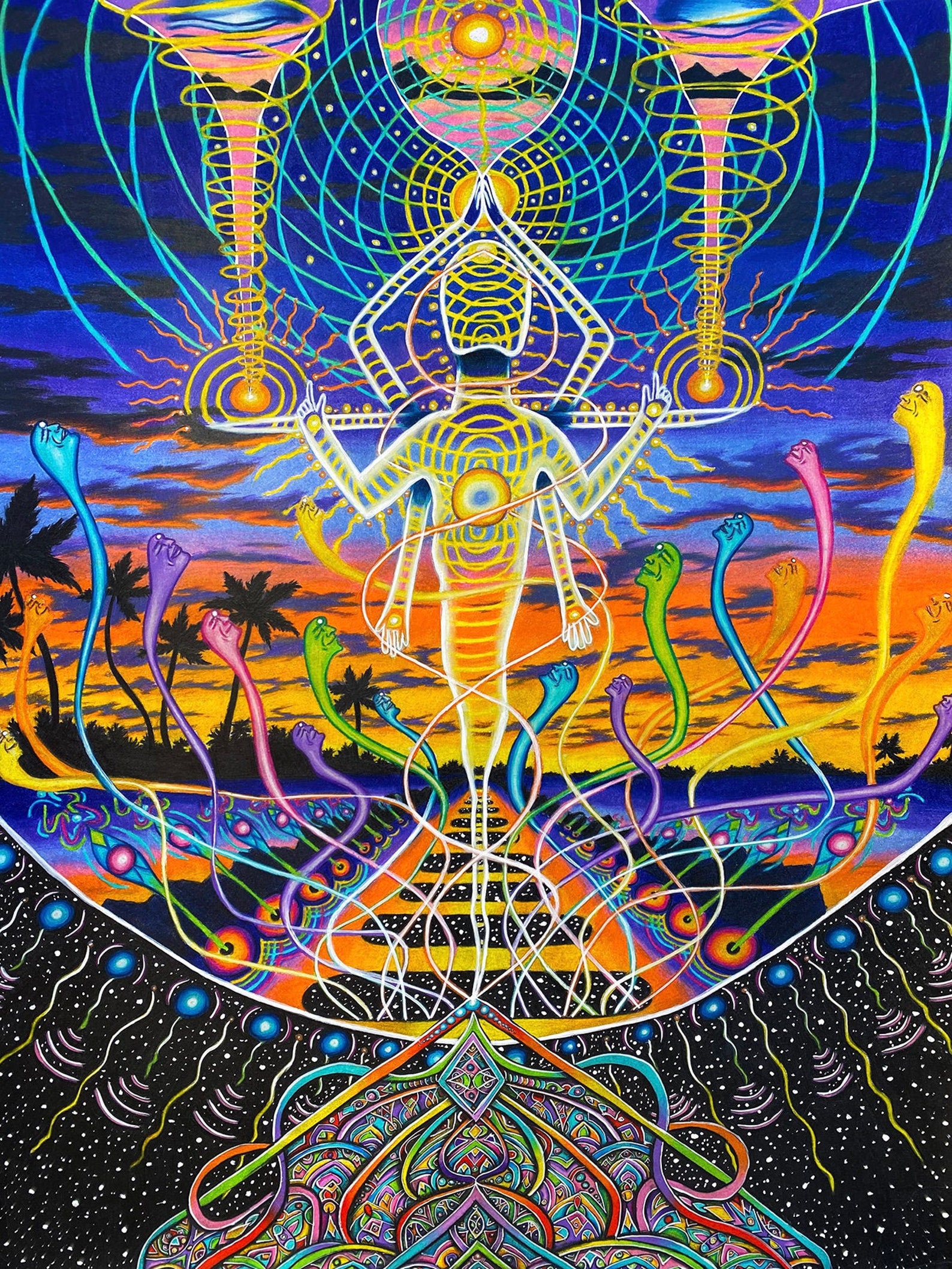 Metanoia *top Portion* Fine Art Print/ Abstract Visionary Art of ...