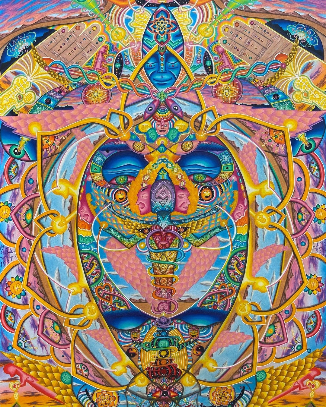 The Womb of Divine Mind Fine Art Print // Abstract Visionary ...