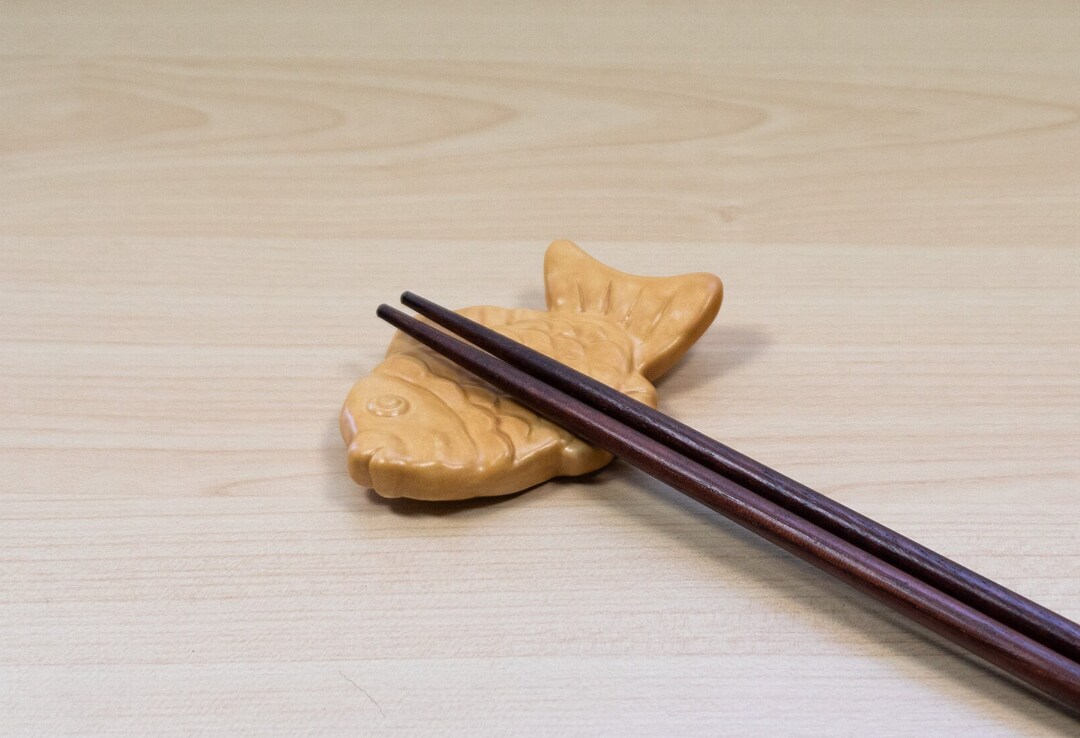 Ceramic Japanese Taiyaki Fish Spoon Rest (brush Rest) - Handmade ...