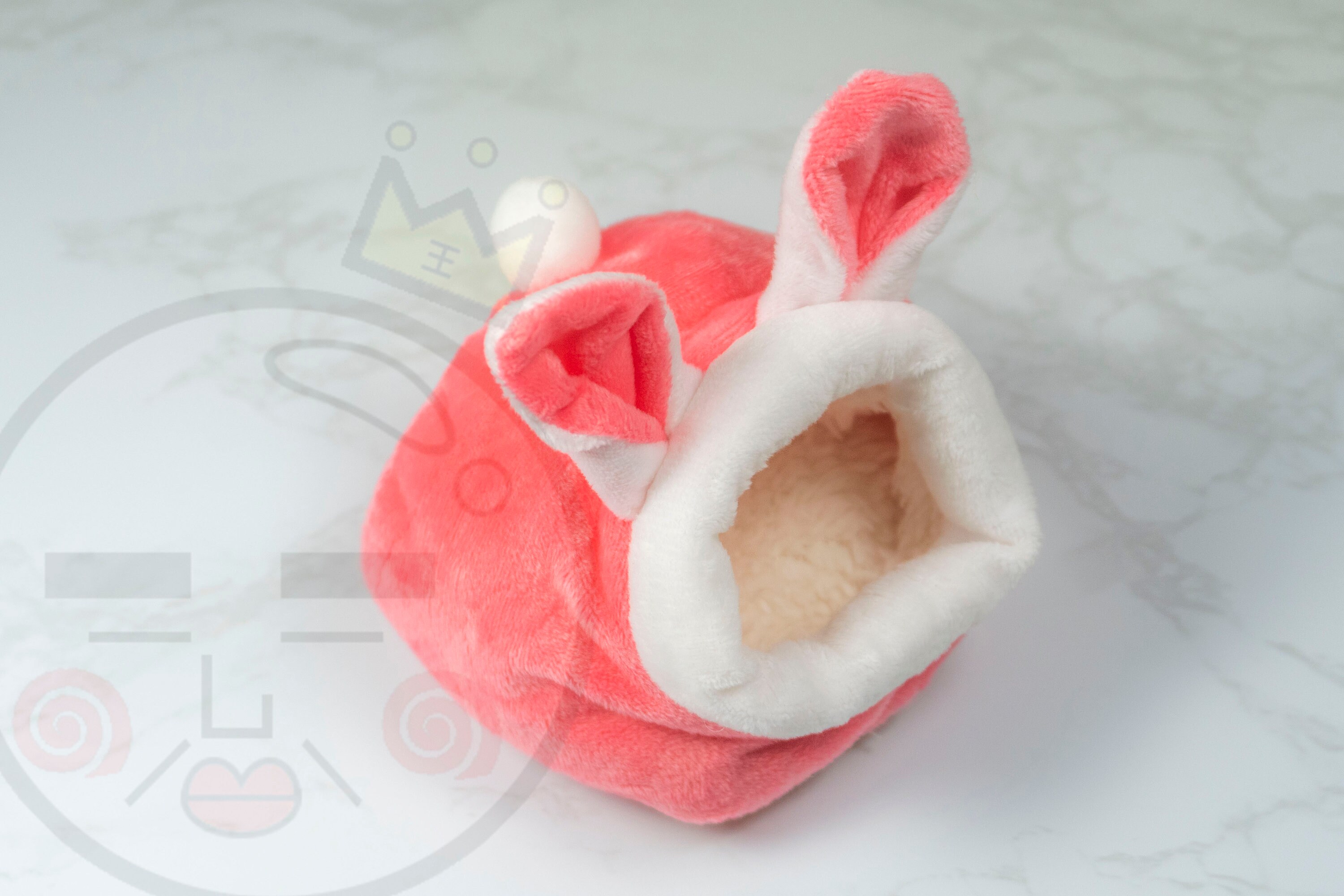 Pink Bunny Cotton Hideout/ Bed/ Nest for Small Pets | Etsy