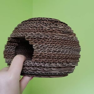DIY Cardboard Beehive Hamster House - Etsy