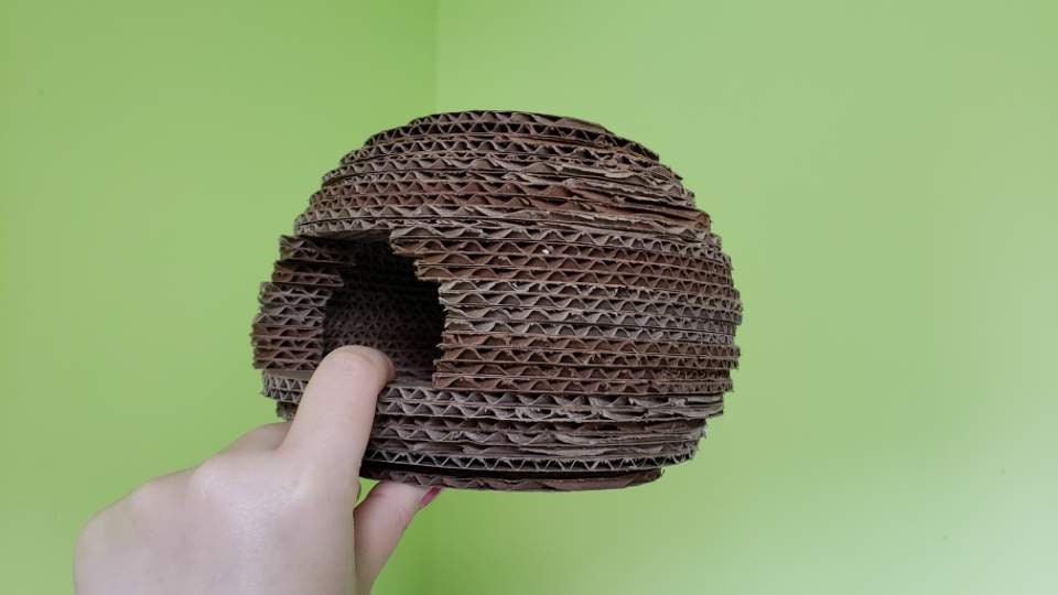 DIY Cardboard Beehive Hamster House - Etsy