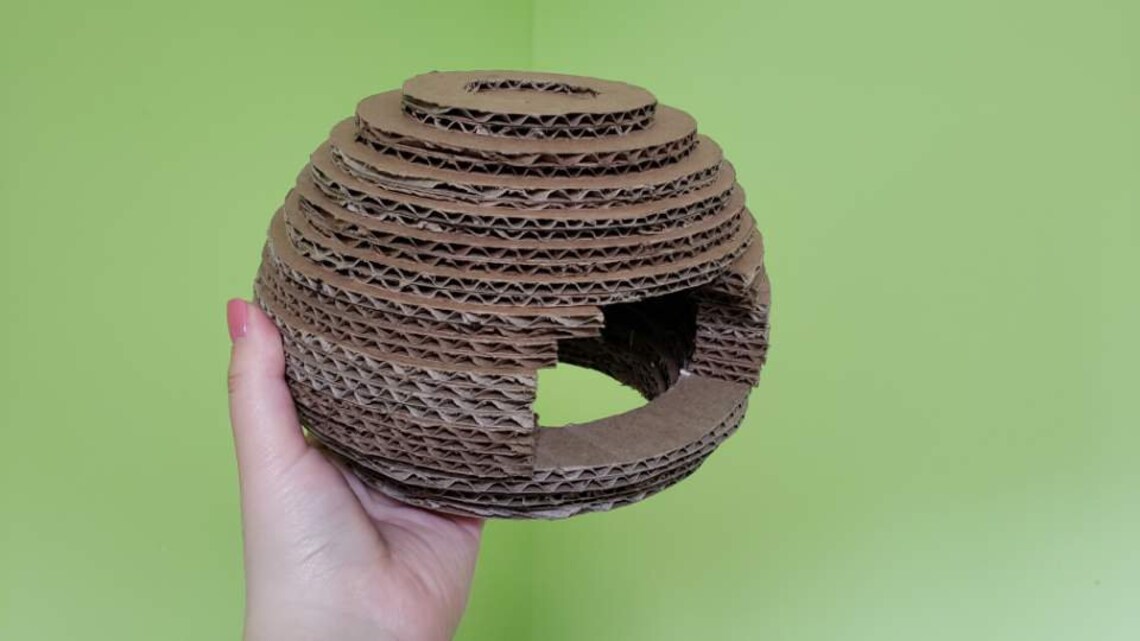 DIY Cardboard Beehive Hamster House - Etsy