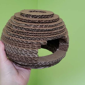 DIY Cardboard Beehive Hamster House - Etsy