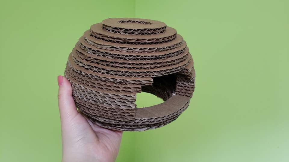 DIY Cardboard Beehive Hamster House - Etsy