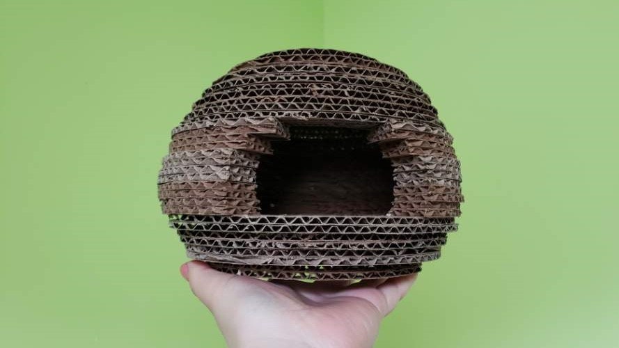 DIY Cardboard Beehive Hamster House - Etsy