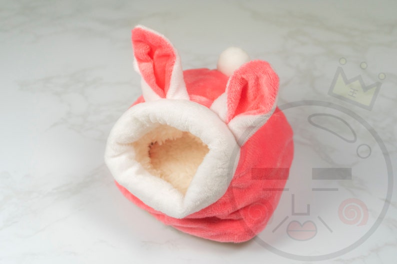 Pink Bunny Cotton Hideout/ Bed/ Nest for Small Pets - Etsy