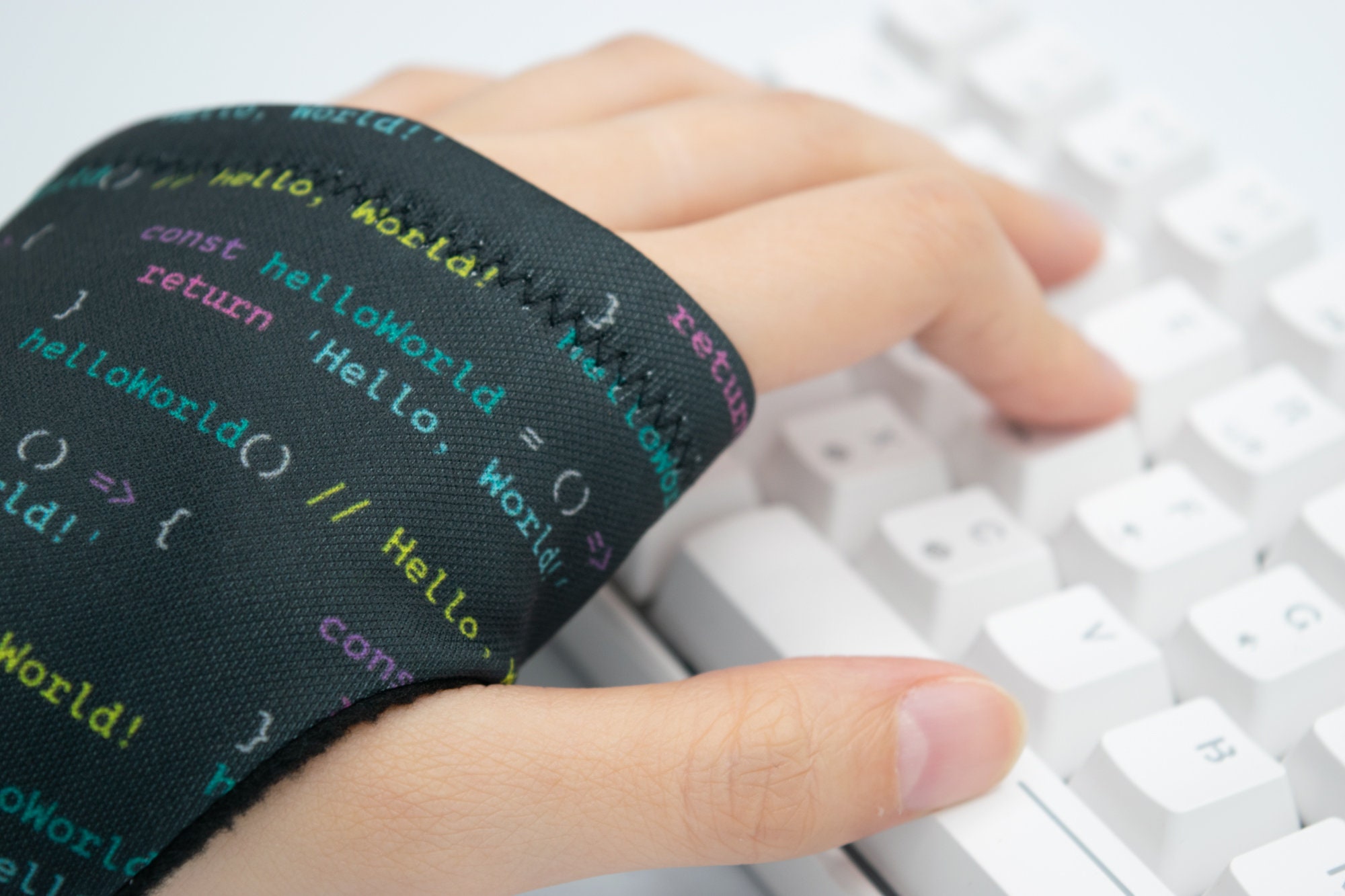 Javascript Coding Gloves, Hello World, Hand Warmer Fleece Lined, Unisex ...