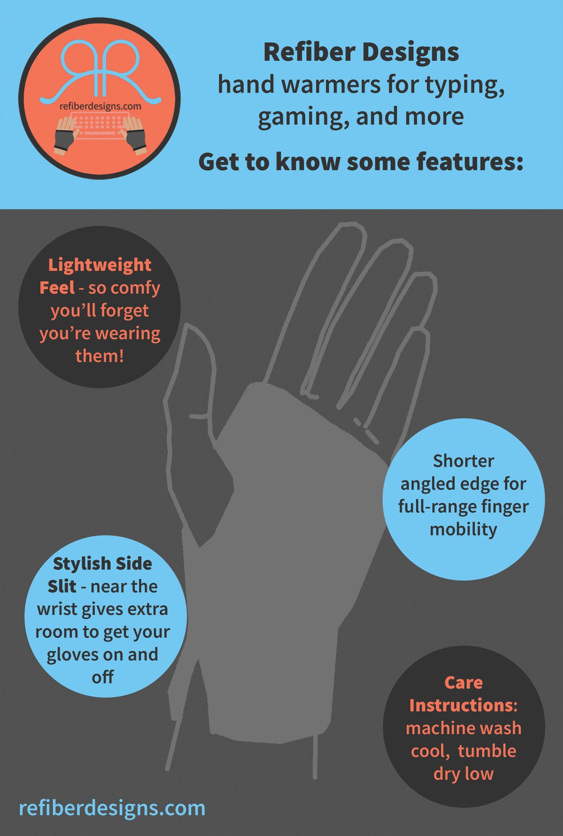 Organic Cotton Basic Black Computer Gloves Texting Glove - Etsy