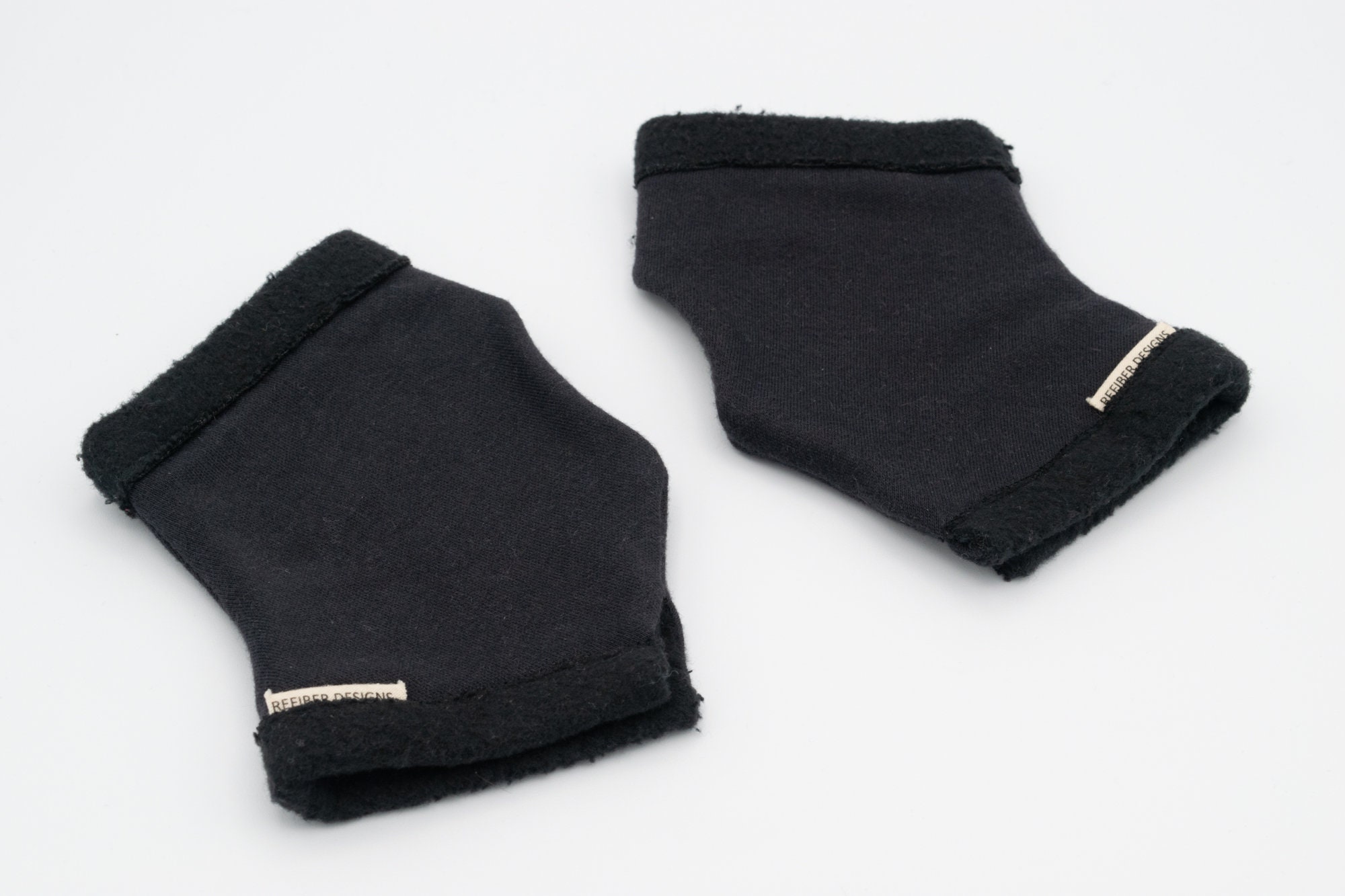 Organic Cotton Basic Black Computer Gloves, Texting Glove, Hand Warmers ...