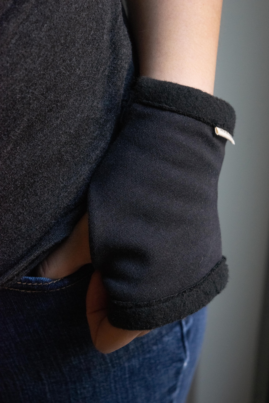 Organic Cotton Basic Black Computer Gloves Texting Glove - Etsy