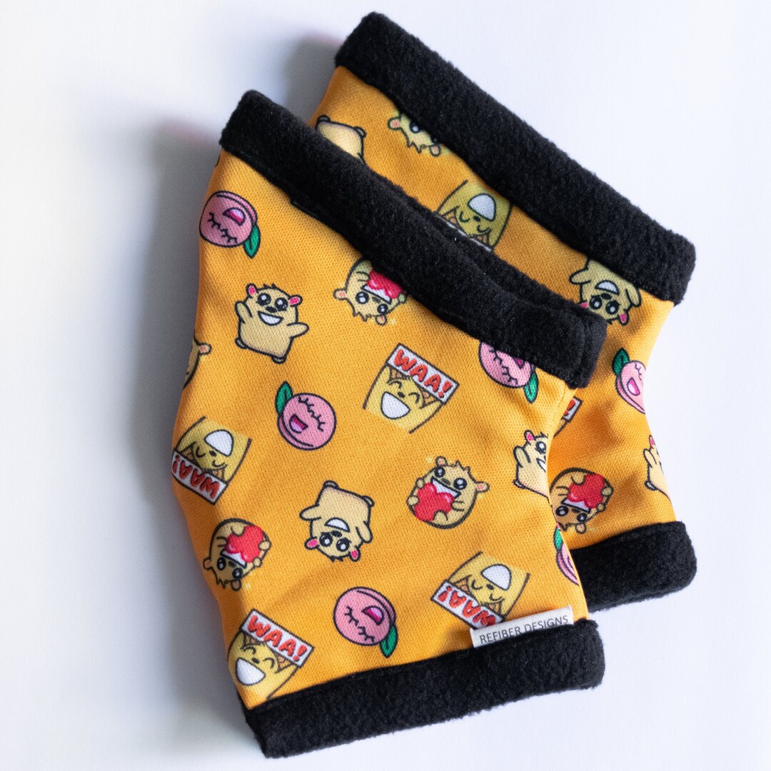 Official Instafluff® & the Coding Cafe Hand Warmer Fingerless Gloves ...