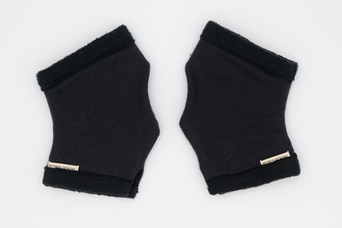 Organic Cotton Basic Black Computer Gloves Texting Glove - Etsy