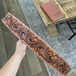 Leather Belt PDF Pattern | Scroll Belt | Tooling Patterns - Etsy