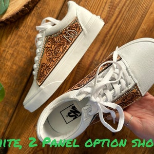 Custom Tooled Leather Wedding Vans | Bride Shoes | Western Wedding - Etsy