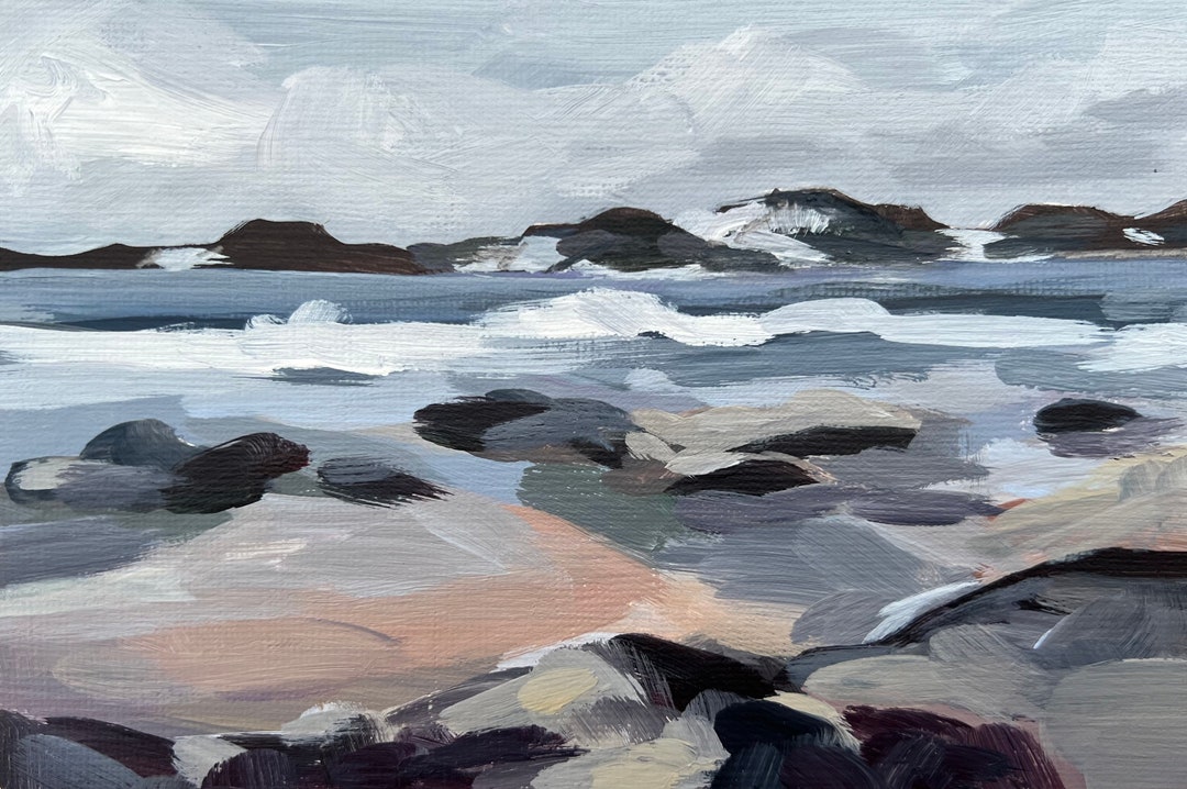 Seascape Painting | Fine Art Print by Margot Dedrick - Etsy