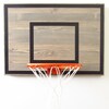 Rustic Wall Mounted Basketball Hoop Brown and Black Indoor Goal - Etsy