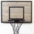 Weathered Gray Indoor Basketball Hoop. Wood Wall Mounted Basketball ...