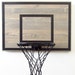 Weathered Gray Indoor Basketball Hoop. Wood Wall Mounted Basketball ...