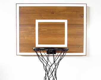 Wood basketball hoop | Etsy