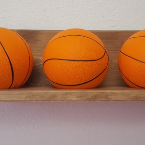 Mini Basketball Holder With Three Foam Basketballs - Etsy