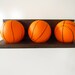 Mini Basketball Holder With Three Foam Basketballs - Etsy