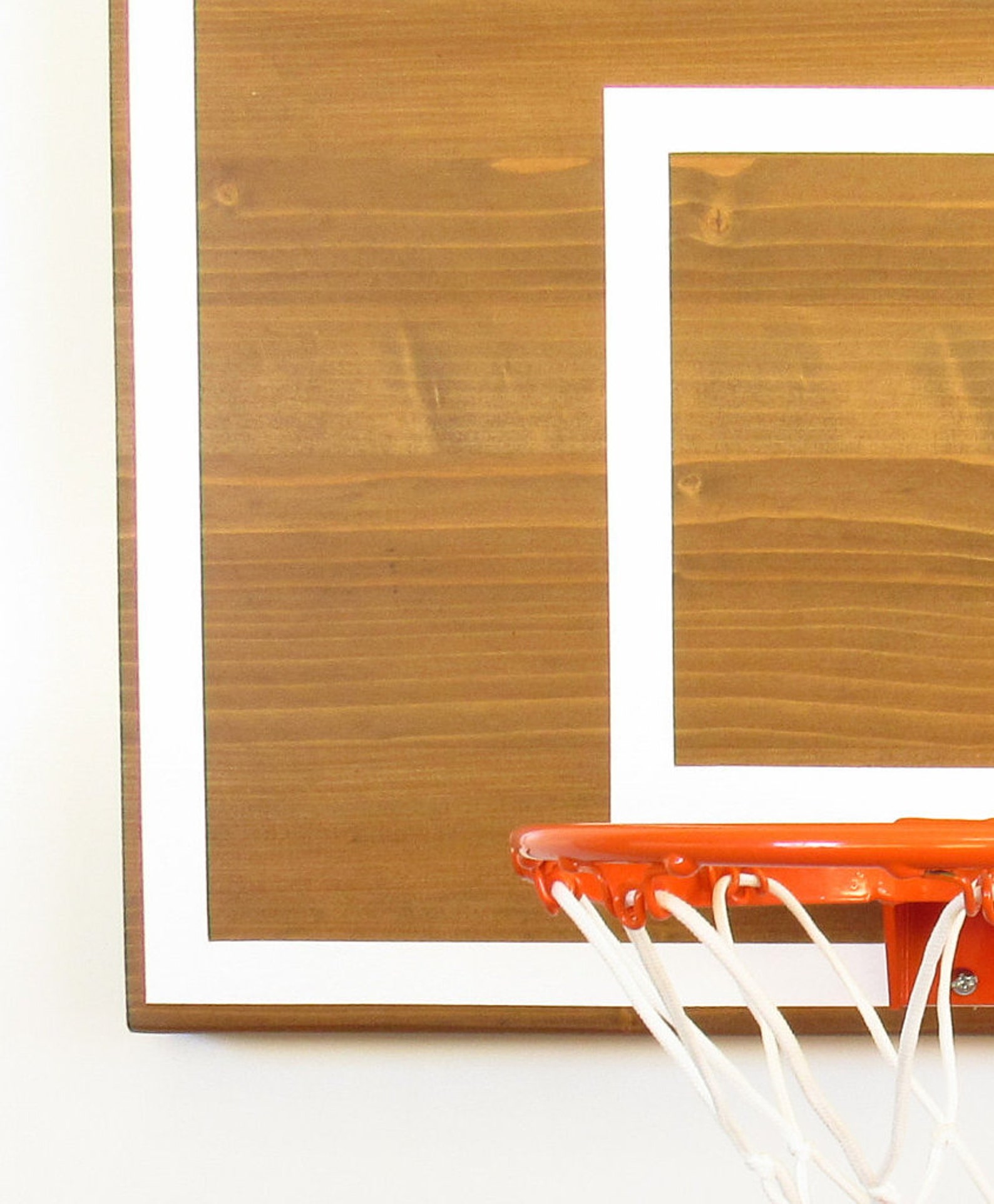 Timeless Wood Basketball Hoop. Indoor Basketball Hoop. Wood | Etsy