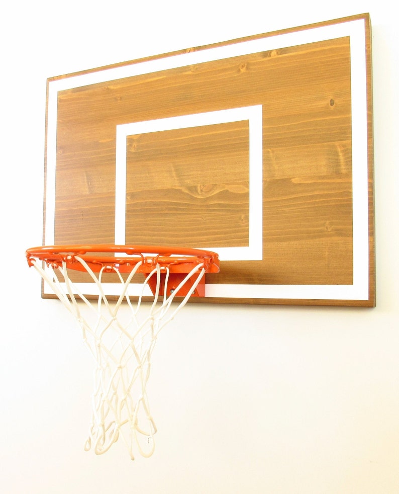 Timeless Wood Basketball Hoop. Indoor Basketball Hoop. Wood | Etsy