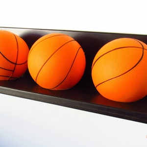 Mini Basketball Holder With Three Foam Basketballs - Etsy