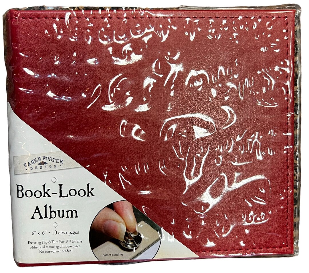 Karen Foster Design 6” X 6” Book Look Scrapbook Album - Etsy