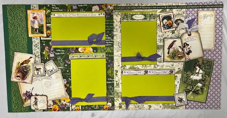 Monthly Scrapbook Layouts ~ October - Etsy