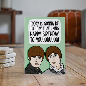 Oasis Birthday Card | Funny Oasis Card | Oasis Tickets Present | 90s ...