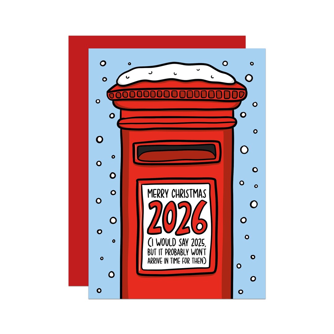 Belated Christmas Card | Funny Christmas Card | Late Christmas Card ...