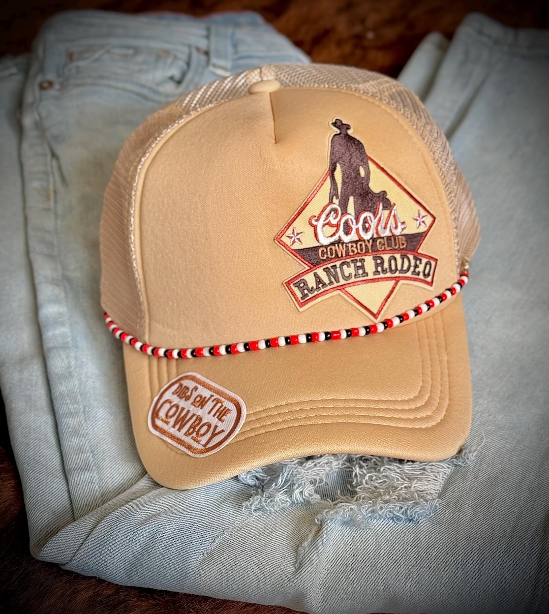 Coors Cowboy Club Ranch Rodeo Trucker Hat | Western Cowboy Hat | Rodeo Patch Hat | Cowboy ...