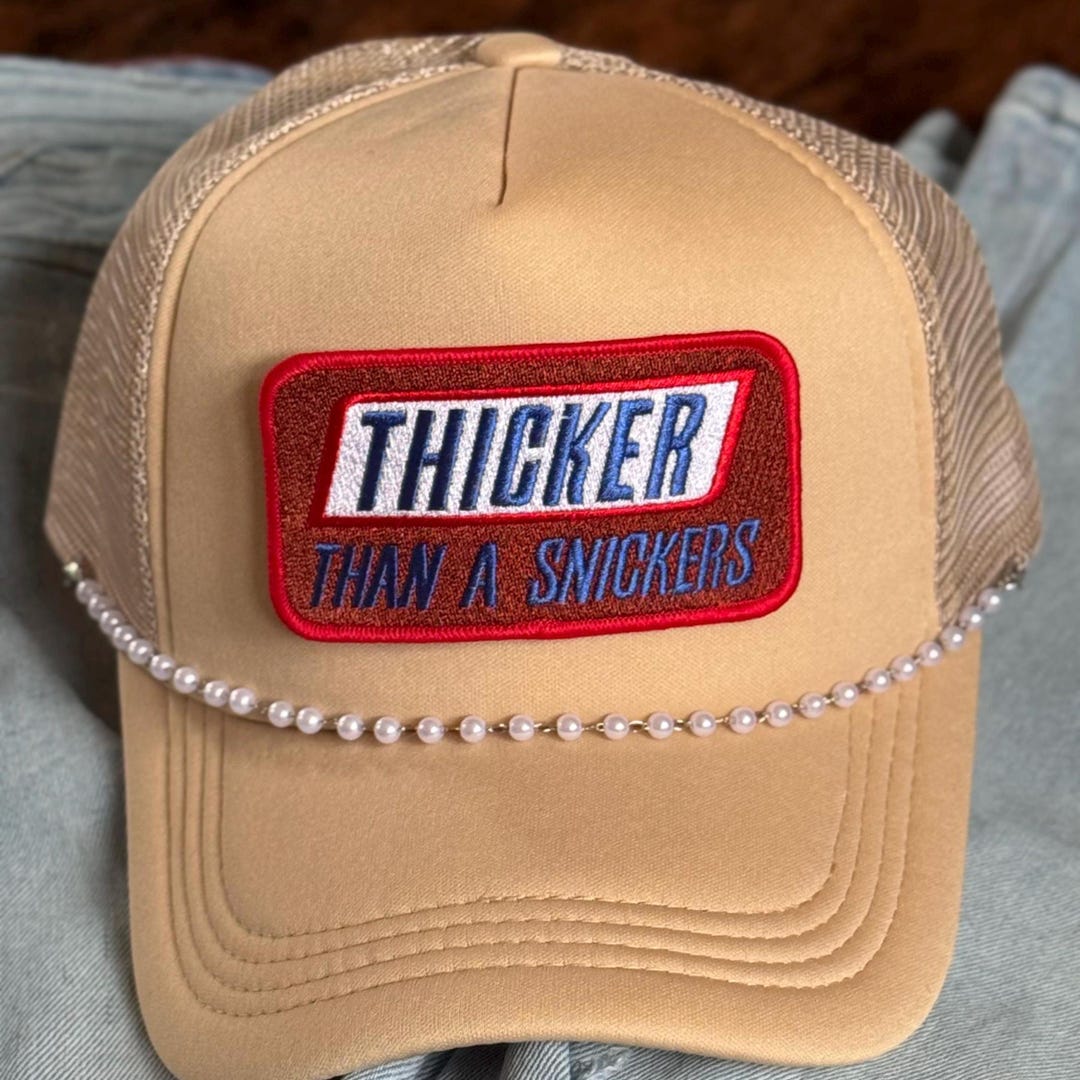 Trucker Hat | Thicker Than a Snickers | Candy | Foam Trucker Hat ...