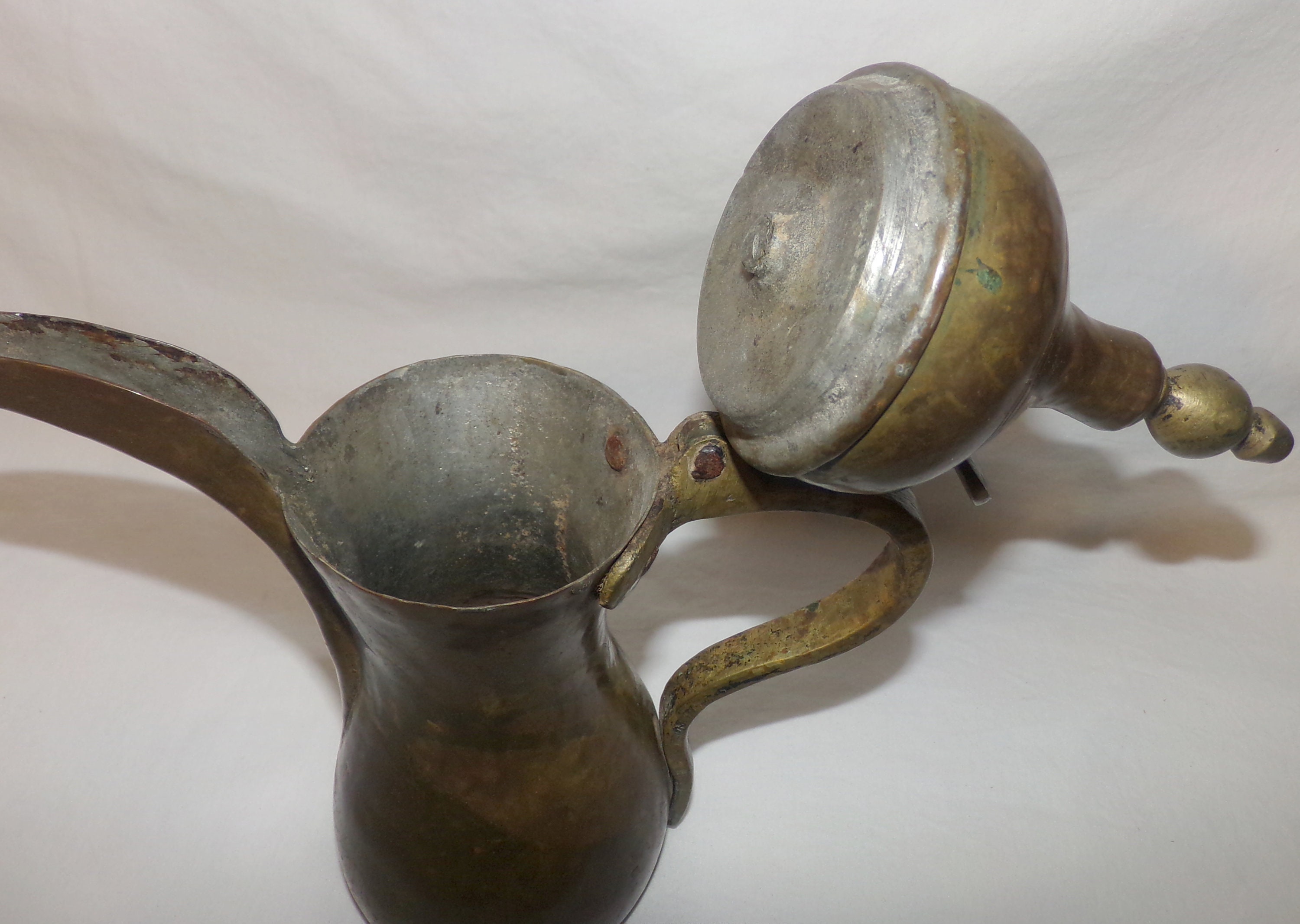 Antique Islamic Coffee Pot Dallah Middle Eastern Arabic - Etsy