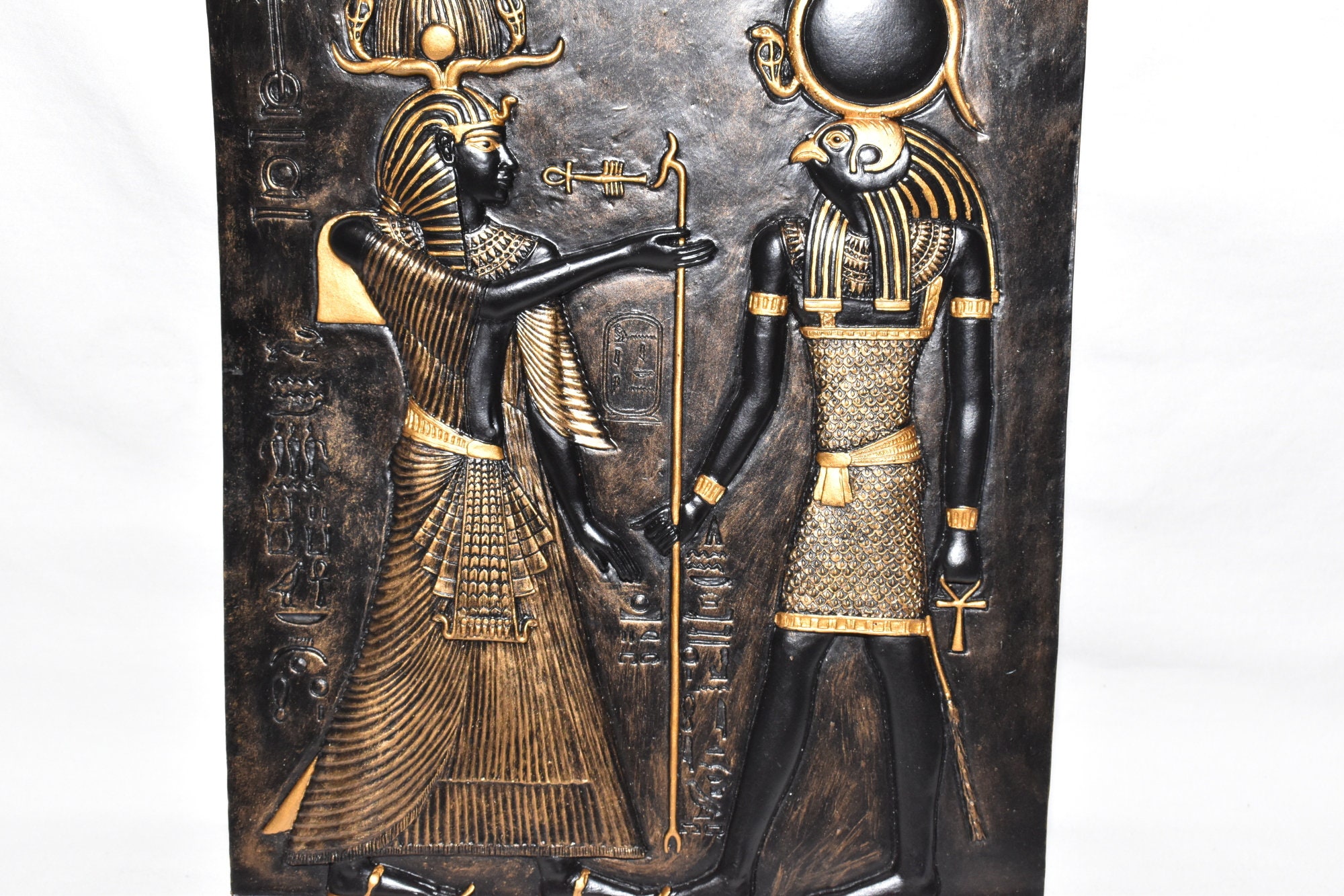 Vintage Veronese Egyptian God Wall Plaque C.2000 Ra Sun God Carved ...