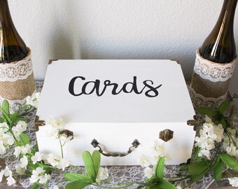 Wedding card box with lock | Etsy