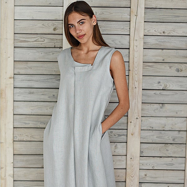 Organic Linen Dress - Etsy