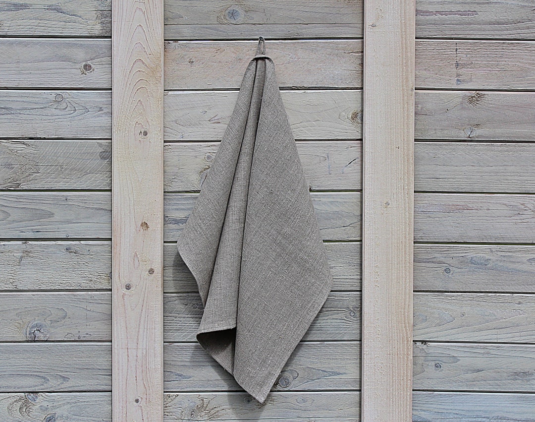 Pure Linen Spa / Sauna / Bath / Hand / Face / Beach Towel. Natural ...