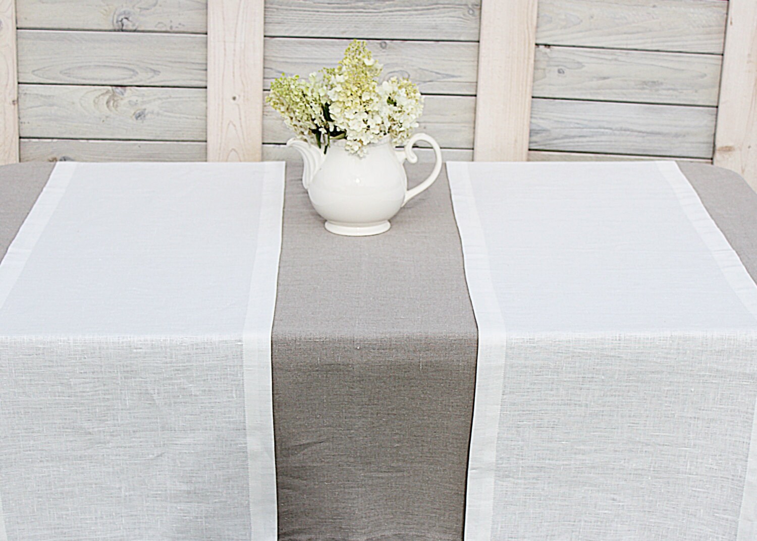 Linen Table Runner / Linen Homeware / Dining Table Linens / | Etsy