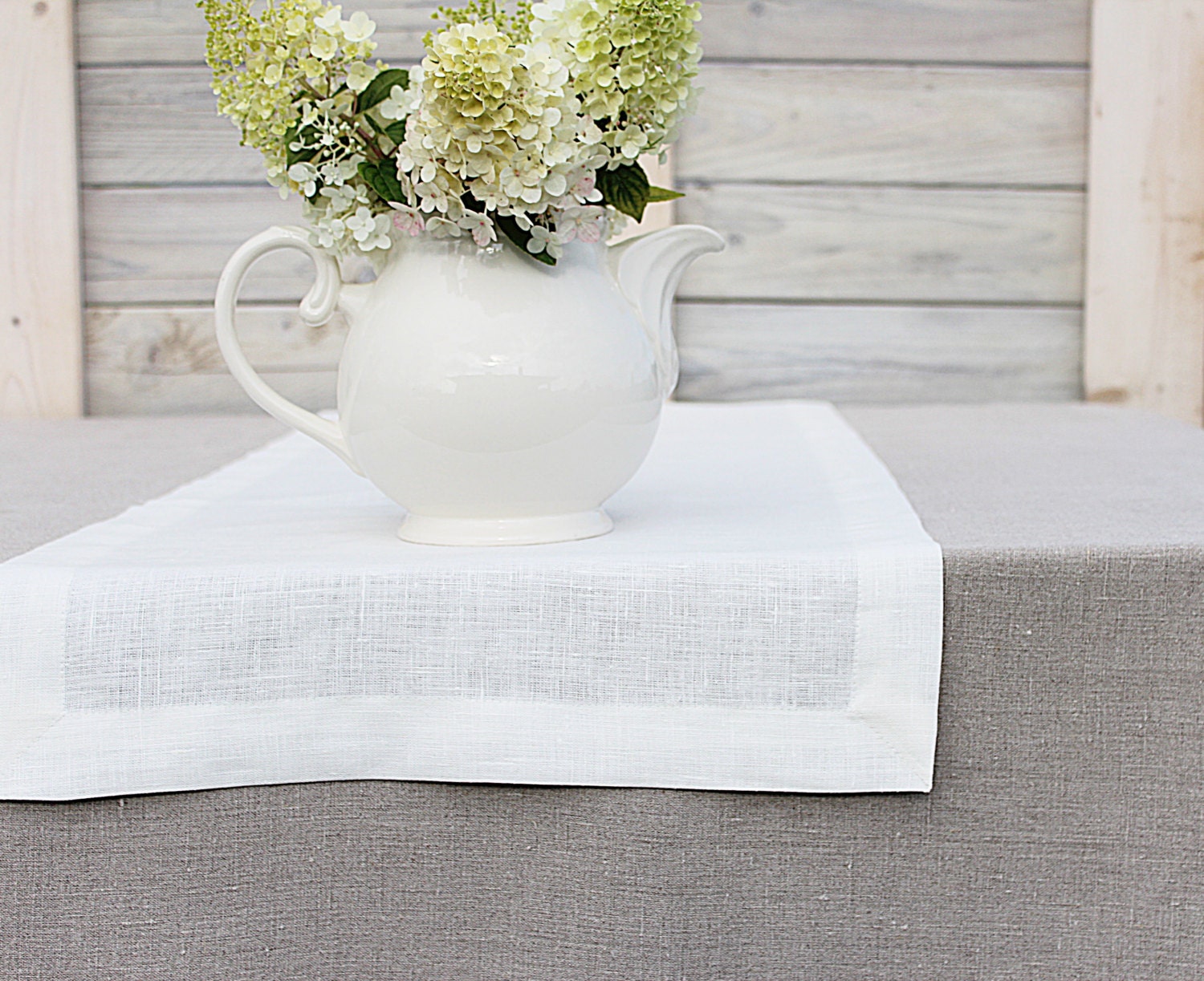Linen Table Runner / Linen Homeware / Dining Table Linens / | Etsy