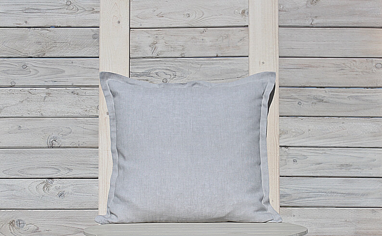 Decorative Linen Pillow Cover With Flange / Custom Size / Home Decor ...