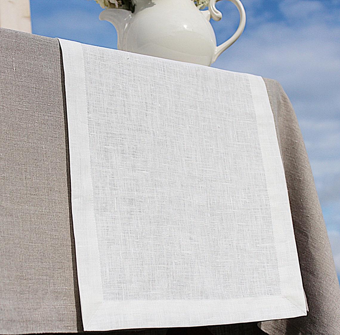 Linen Table Runner / Linen Homeware / Dining Table Linens / | Etsy